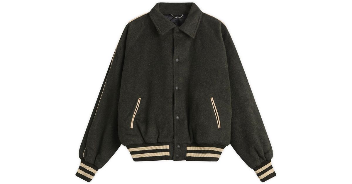 Ronning Varsity Jacket in Black for Men | Lyst UK