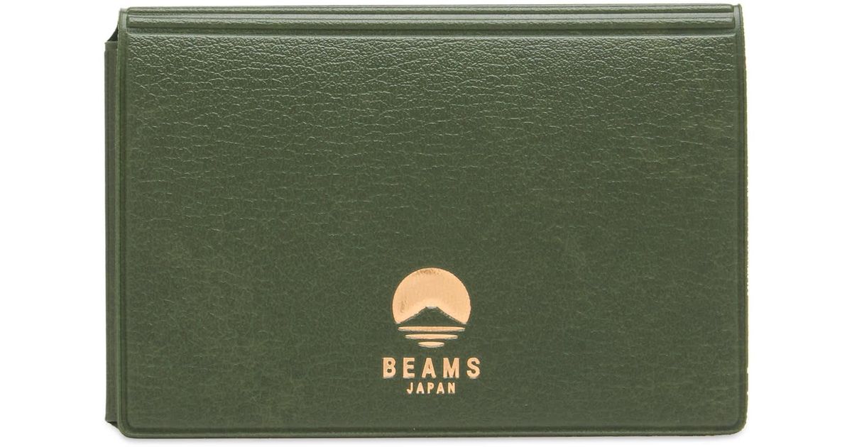 BEAMS Japan X Hightide Card Case in Green | Lyst