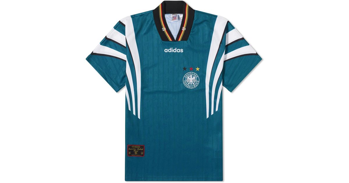 adidas Germany Away Jersey 96 in Blue for Men | Lyst