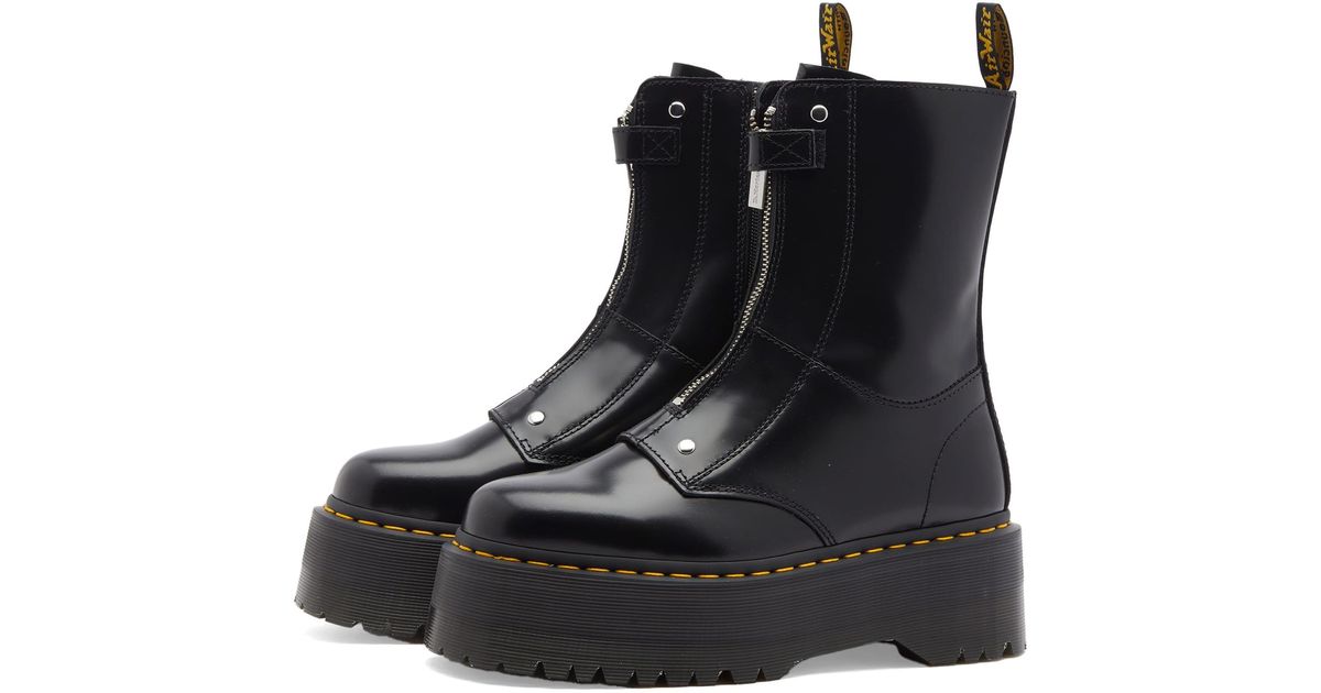 Dr. Martens Jetta Hi Max Boots in Black | Lyst