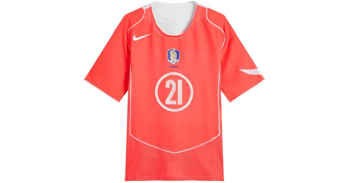 Nike Korea Reissue N&N Short Sleeve Jersey in Red | Lyst UK