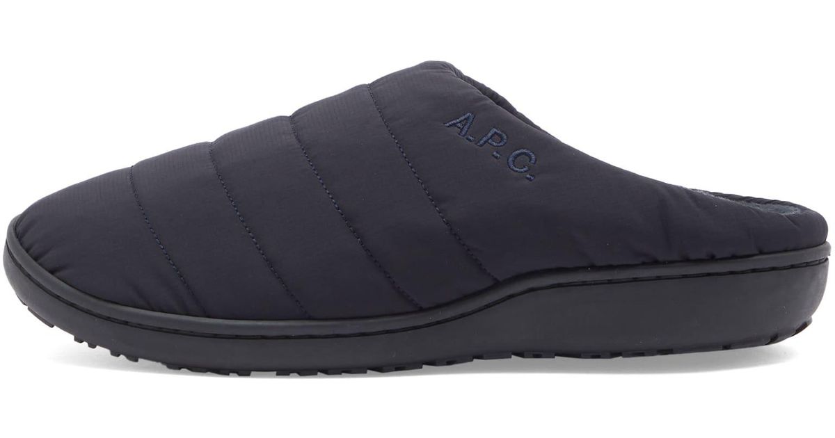 A.P.C. X Subu Slipper in Blue for Men | Lyst UK