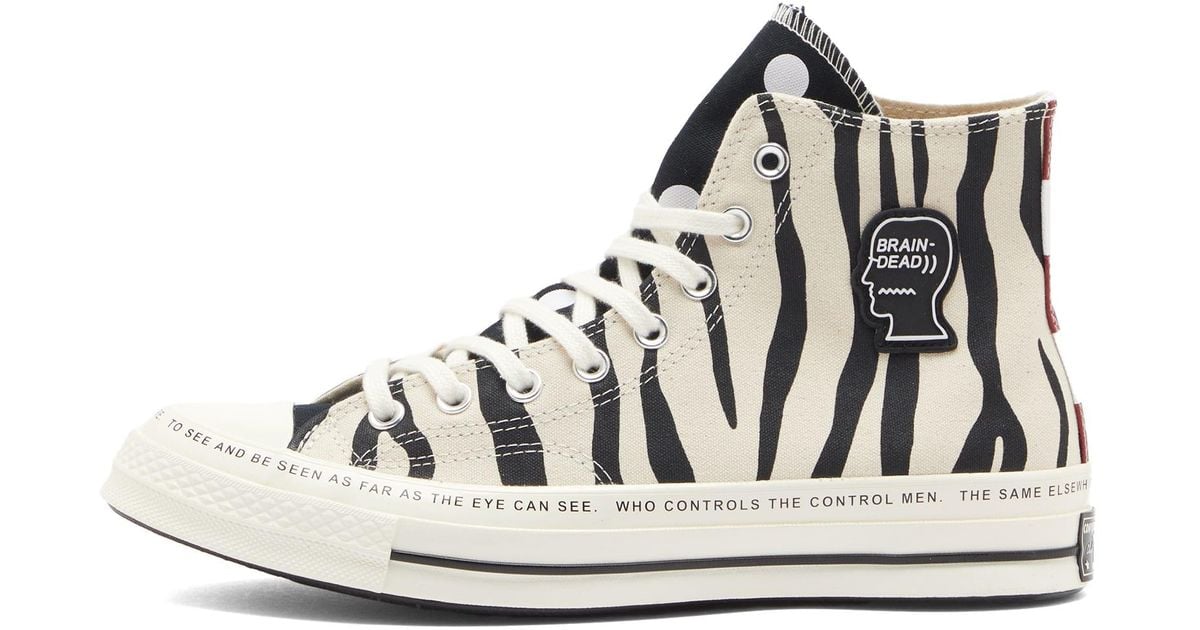 Converse X Brain Dead Chuck 70 in Black for Men | Lyst