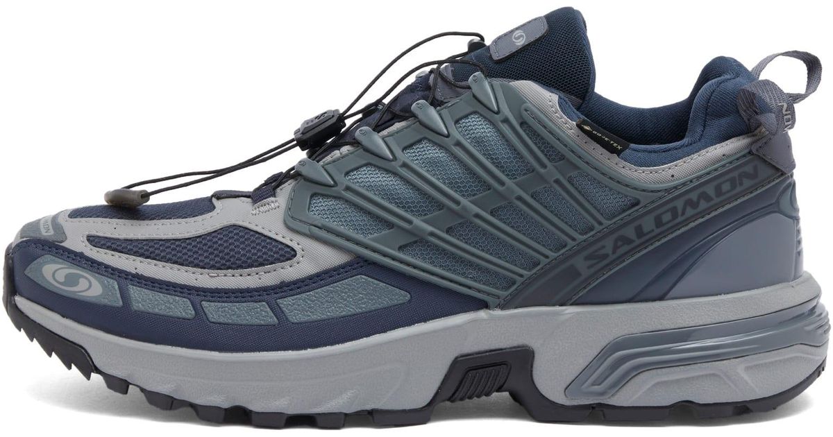 Salomon Waterproof Trail Running Sneakers with Quicklace in Blue for ...