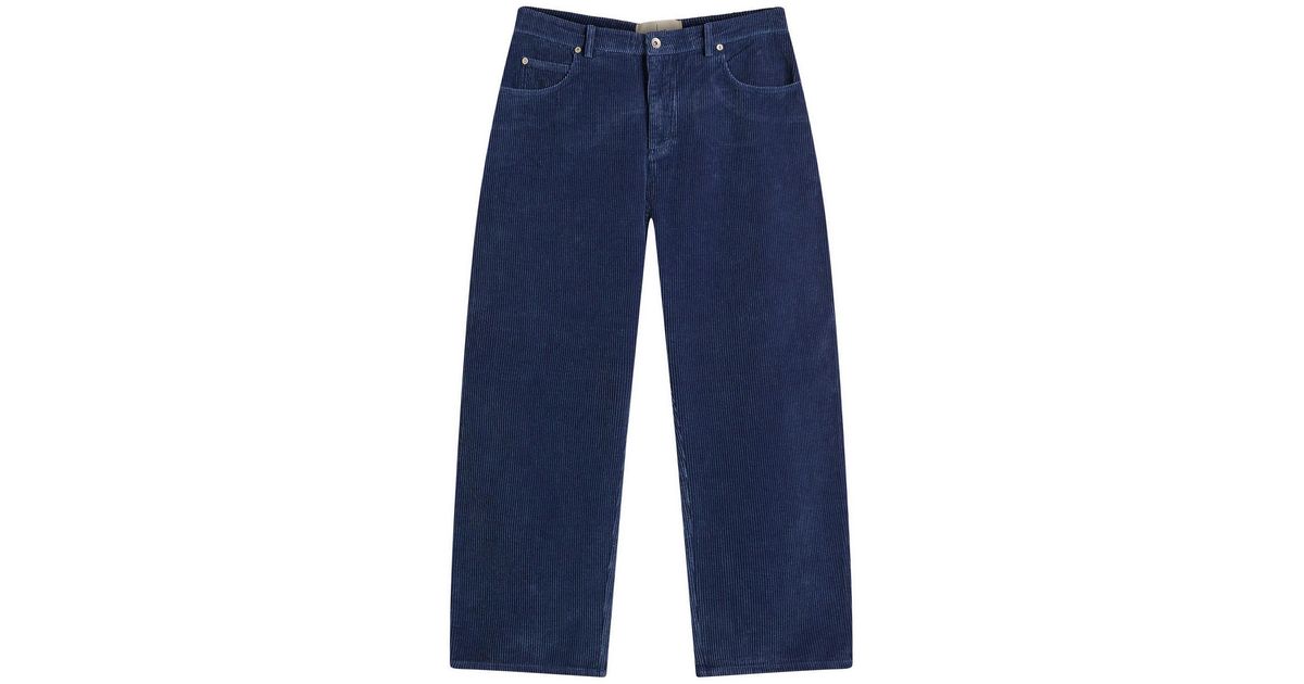 Folk Barrel Leg Pant in Blue for Men | Lyst UK