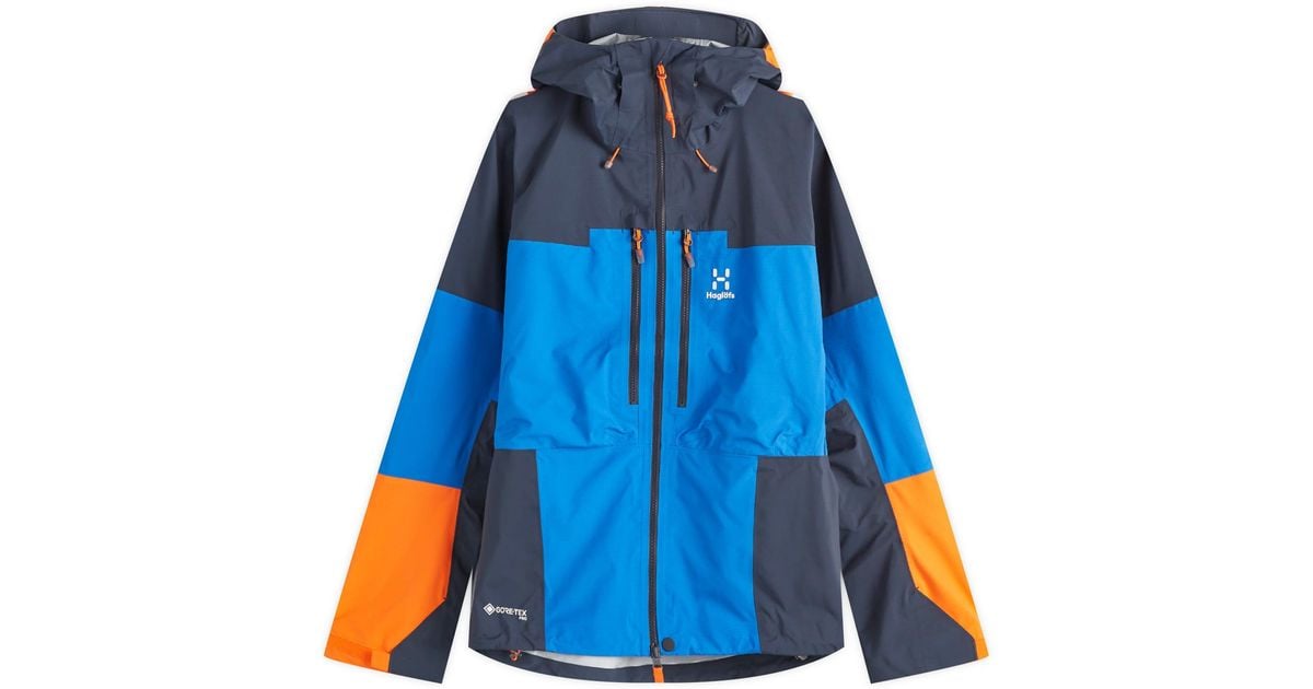 Haglöfs Spitz Gore-Tex Pro Jacket in Blue for Men | Lyst UK