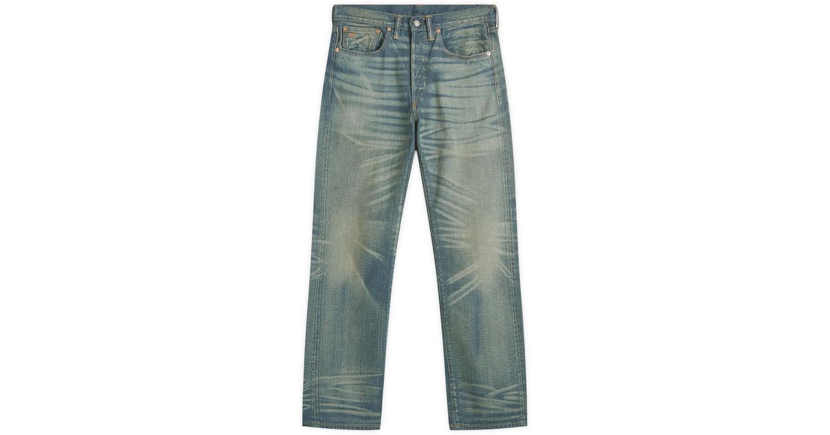 RRL Straight Leg Selvedge Jeans in Blue for Men | Lyst