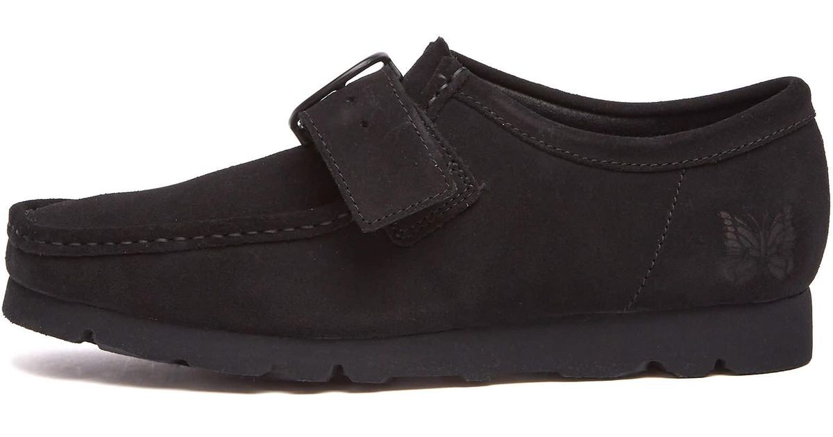 Clarks X Needles Wallabee Strap in Black for Men | Lyst