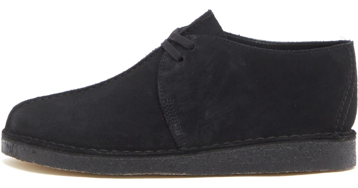 Clarks Desert Trek in Black for Men | Lyst