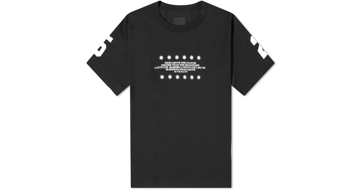 Givenchy Ski T-Shirt in Black for Men | Lyst