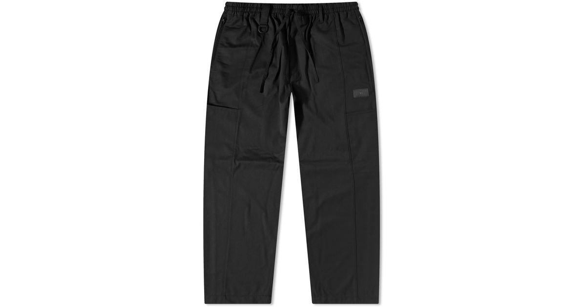 Y-3 Refined Wool Straight Leg Pant in Gray for Men | Lyst