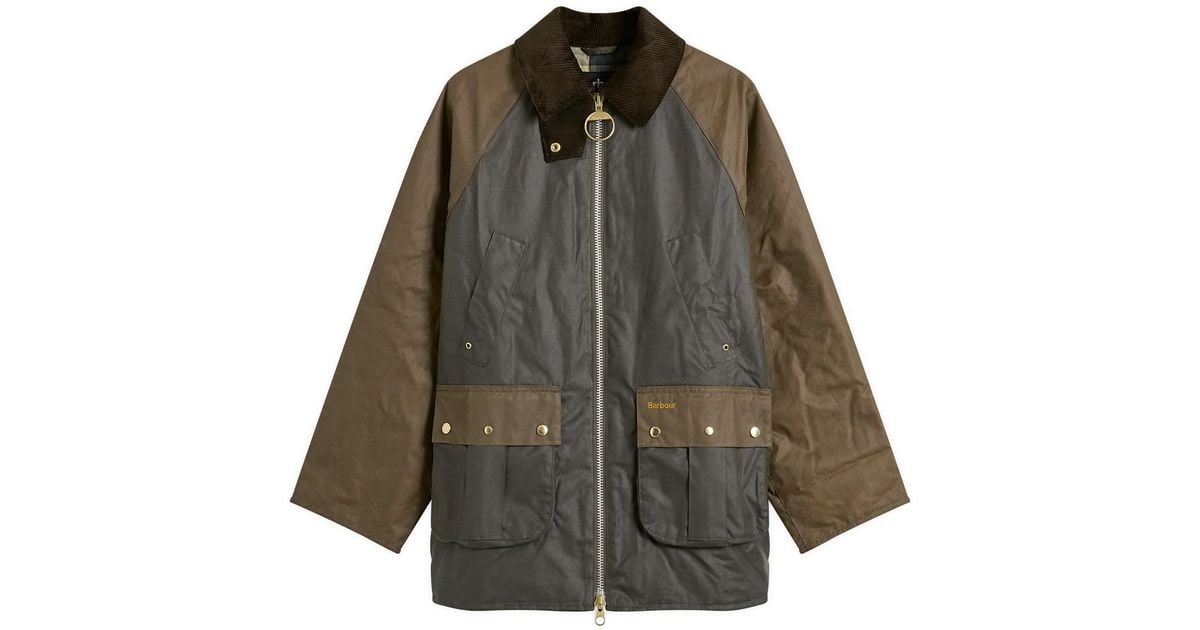 Barbour Kettlewell Wax Jacket in Brown | Lyst UK
