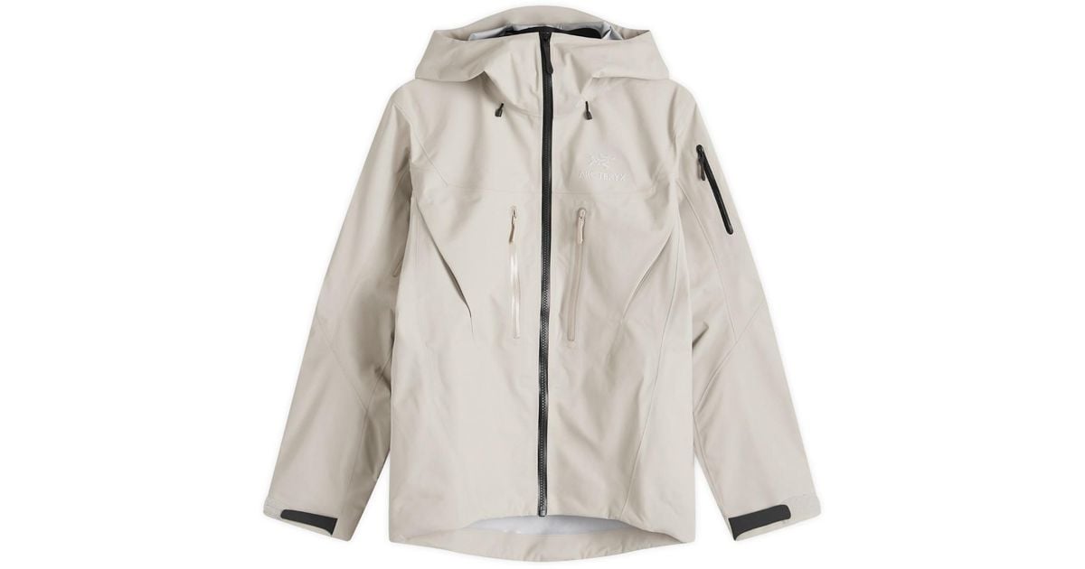 Arc'teryx Alpha Sv Jacket in Grey | Lyst UK