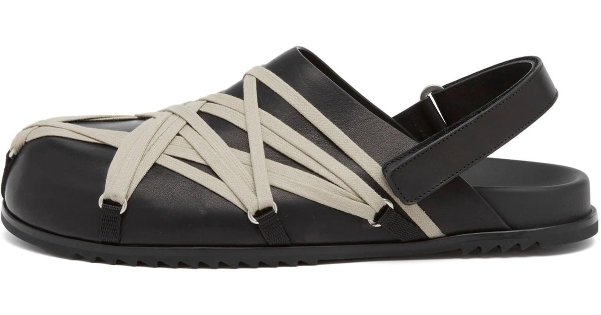 Rick Owens Megalaced Mule in Black for Men | Lyst