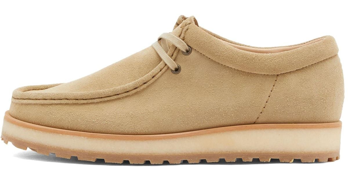 Clarks Wallabee Scout Lo in Natural for Men | Lyst UK