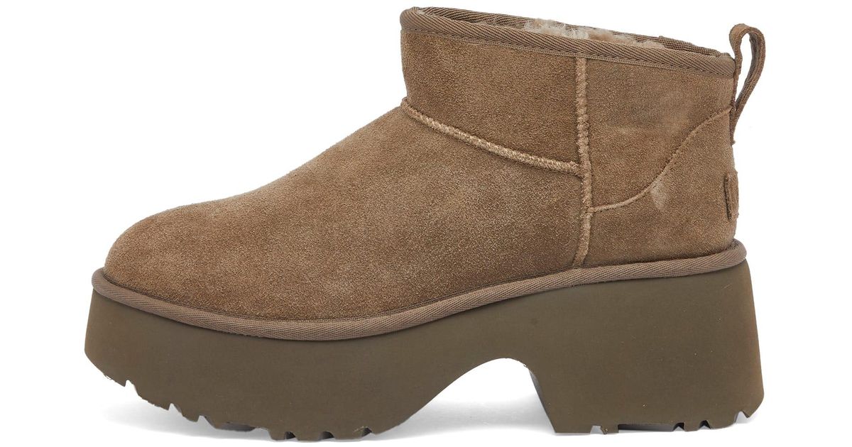 UGG Classic Ultra Mini New Heights in Brown | Lyst
