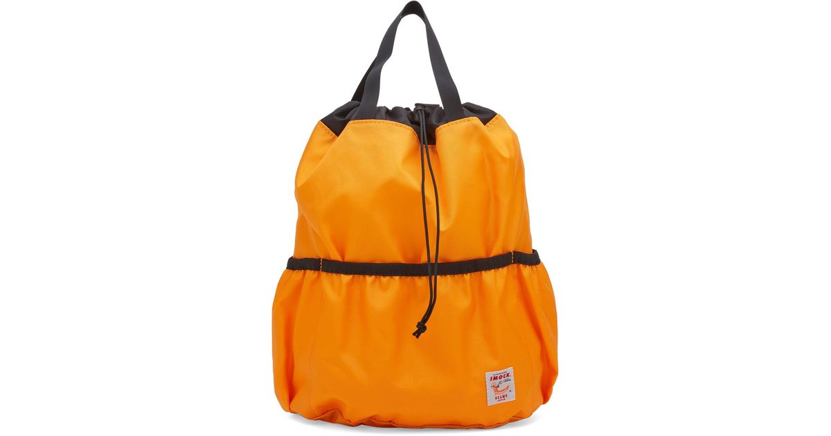 BEAMS Japan X Imock Backpack in Orange | Lyst