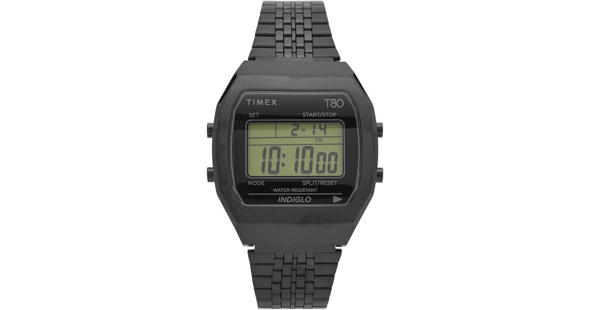 Timex T80 Steel Watch in Grey | Lyst UK