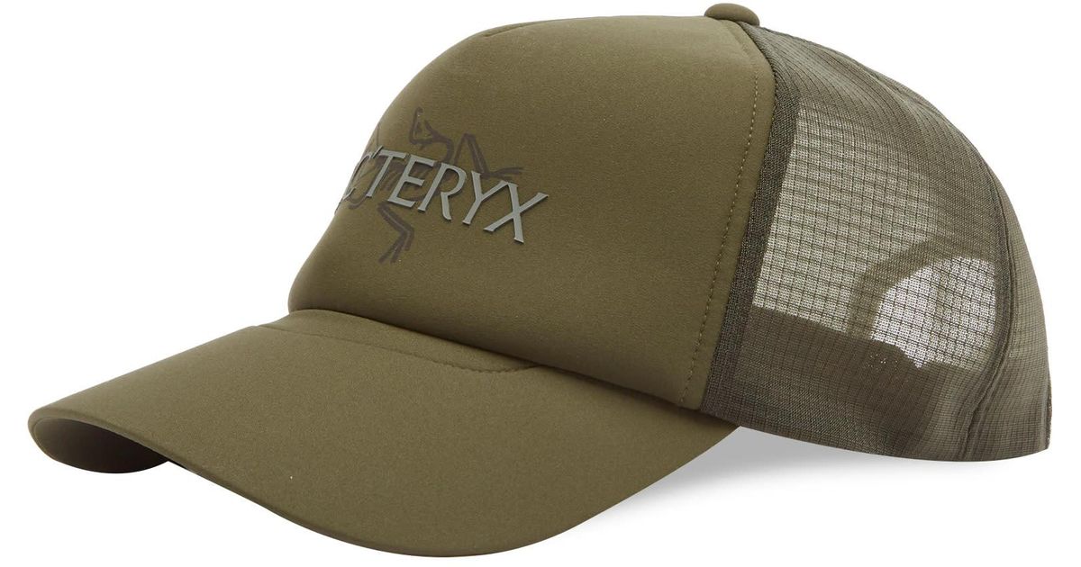 Arc'teryx Bird Word Trucker Hat in Green for Men | Lyst UK