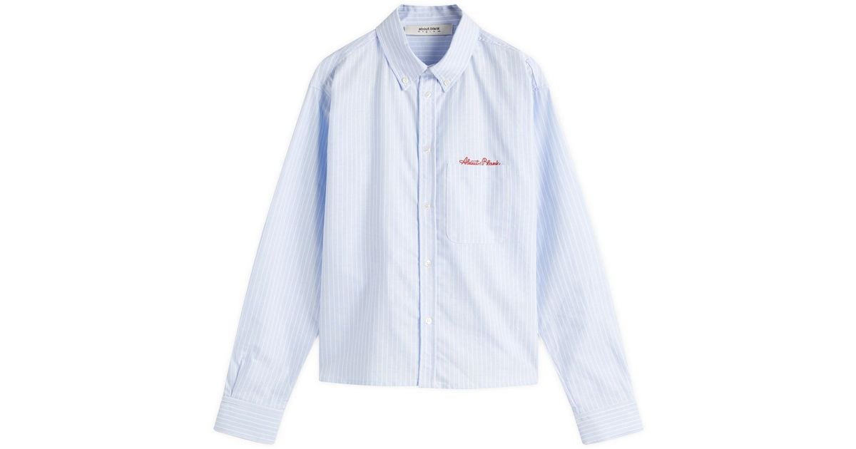 About Blank Oxford Script Shirt in Blue for Men | Lyst UK