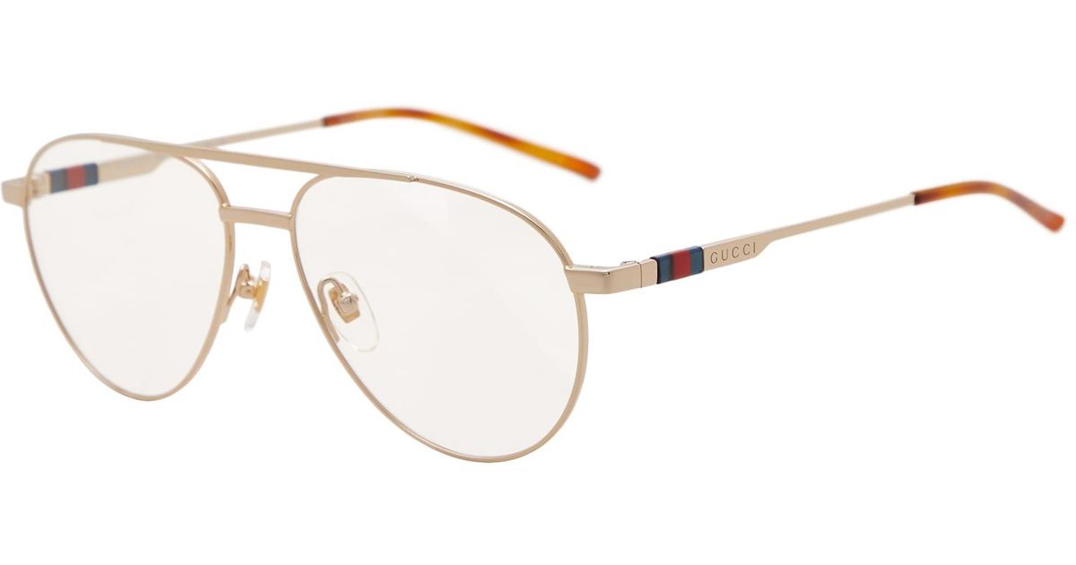 Gucci Gg1679O Optical Glasses in Metallic for Men | Lyst
