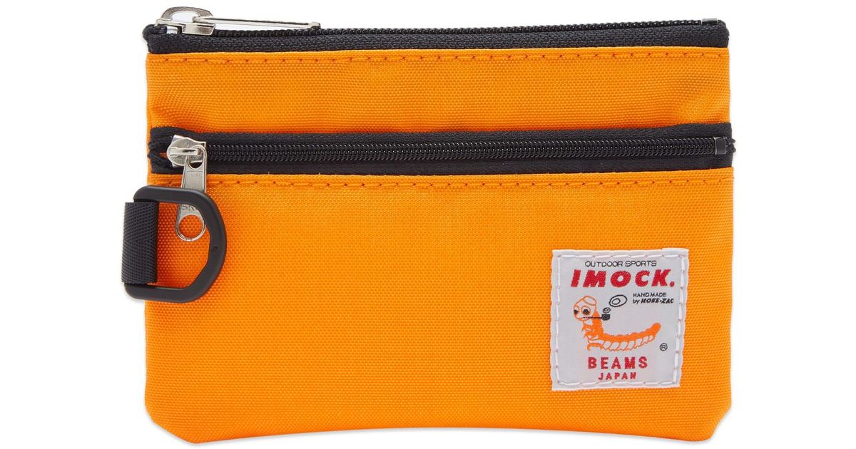 BEAMS Japan X Imock Pouch in Orange | Lyst