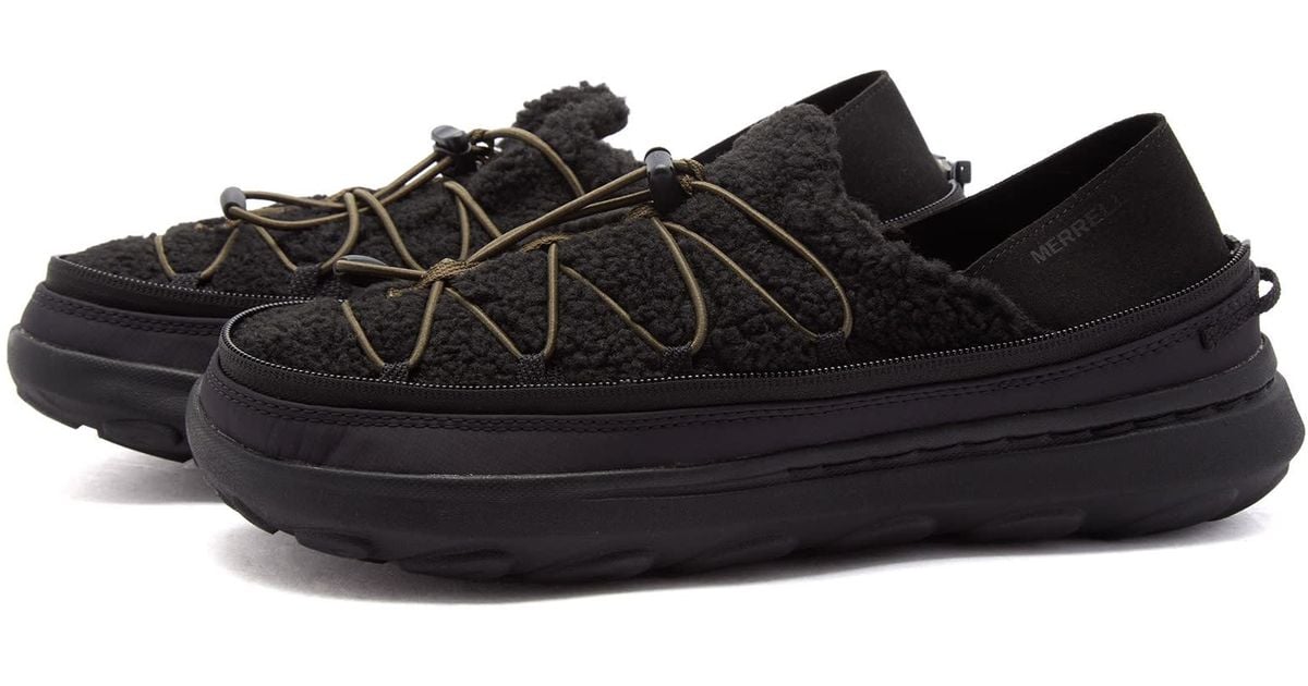 Merrell Hut Moc 2 Packable Fleece 1trl Sneakers in Black for Men | Lyst