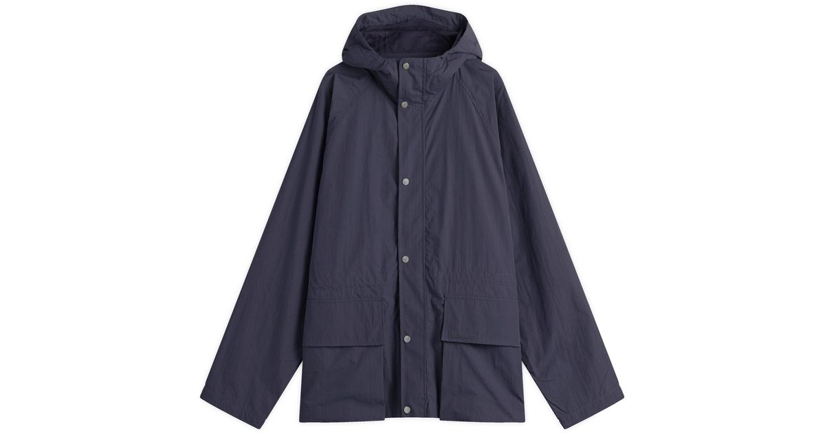 Norse Projects Herluf Tech Poplin Jacket in Blue for Men | Lyst UK