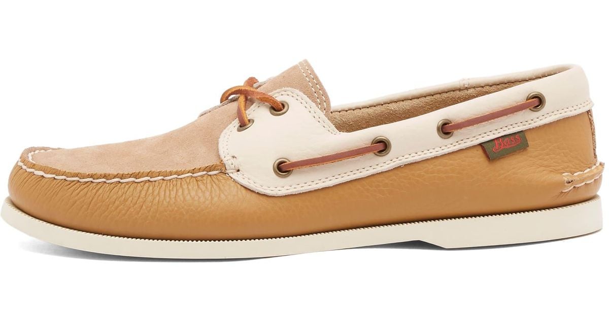 G.H. Bass & Co. Jetty Iii 2 Eye Boat Shoe in Natural for Men | Lyst Canada