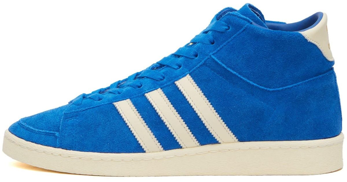 adidas Jabbar Hi Sneaker in Blue for Men | Lyst