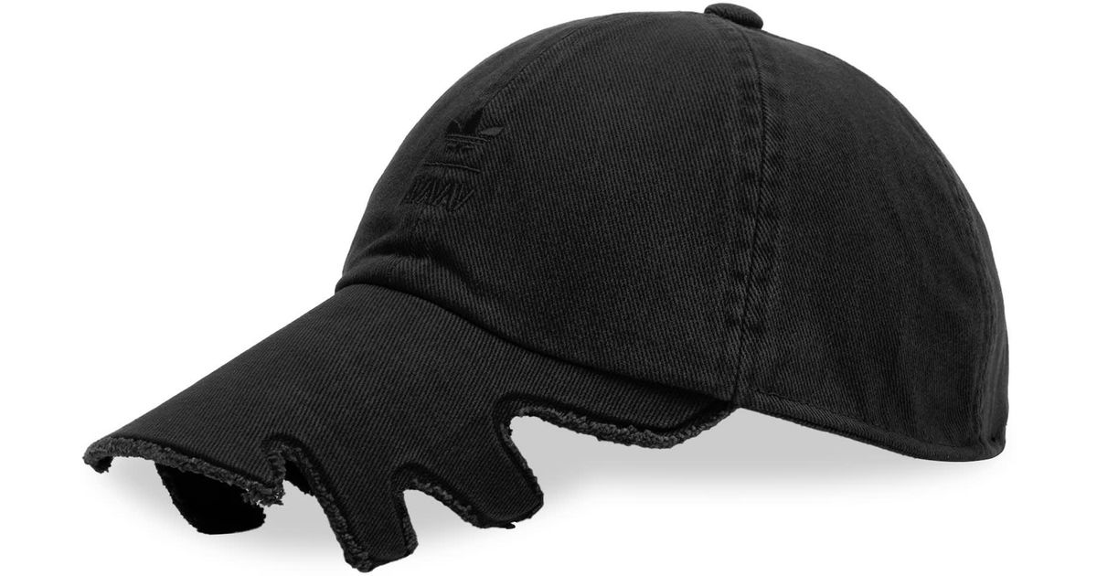 adidas By Avavav Slashed Cap in Black | Lyst