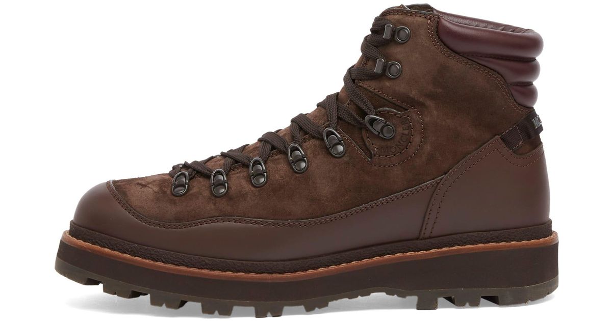 Moncler Peka Trek Hiking Boots in Brown for Men | Lyst