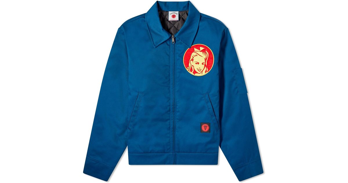 ICECREAM Waitress Work Jacket in Blue for Men | Lyst