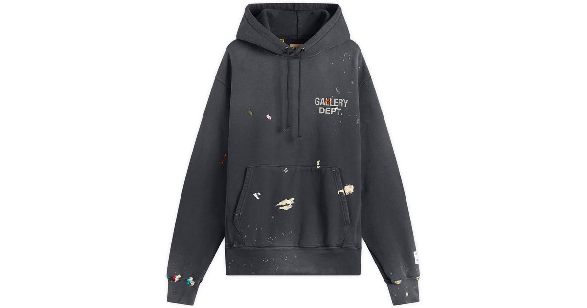 GALLERY DEPT. Gd Paint Logo Hoodie in Blue for Men | Lyst