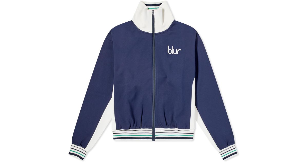 Flagstuff X Blur Track Jacket in Blue for Men | Lyst UK