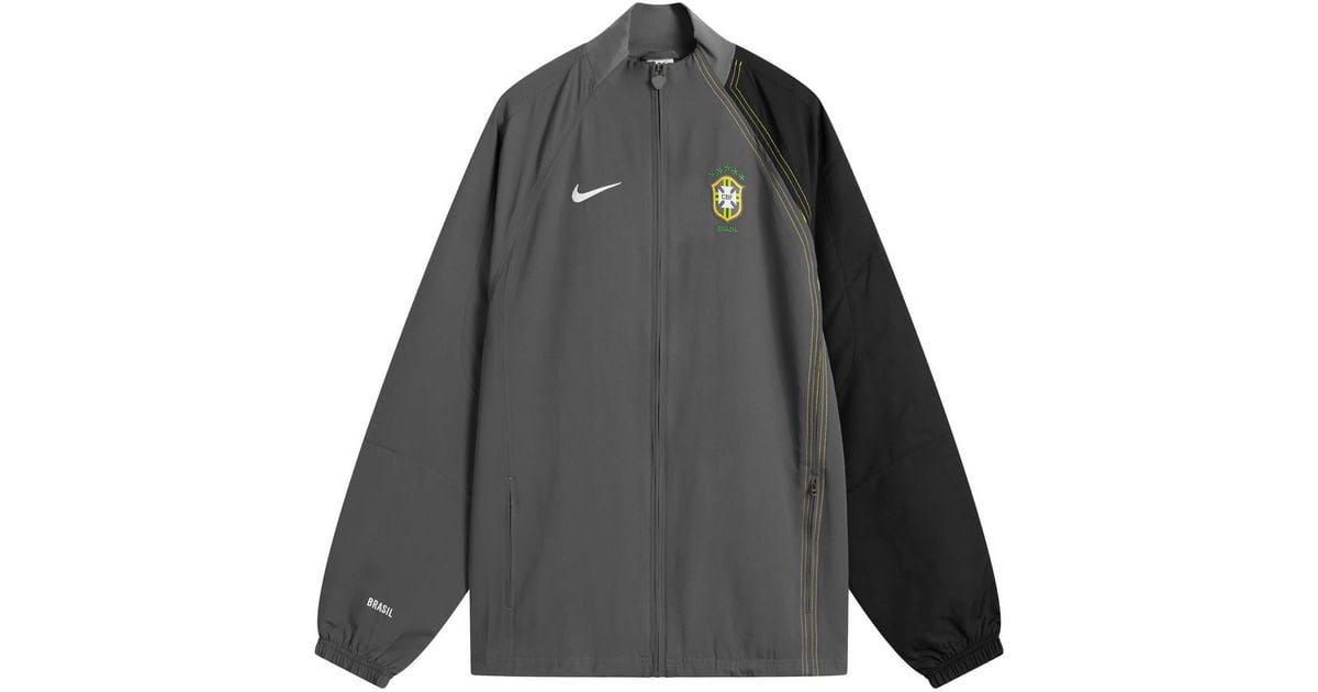 Nike Brazil Reissue Track Jacket in Gray | Lyst