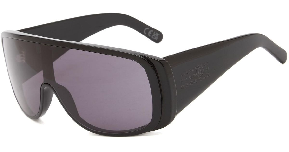 Retrosuperfuture X Mm6 Mask Sunglasses in Grey | Lyst UK
