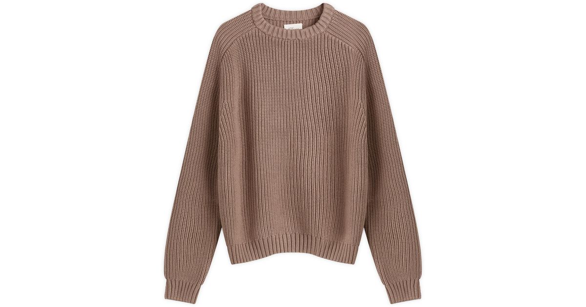 Ronning Everyday Fisherman Sweater in Brown for Men | Lyst UK