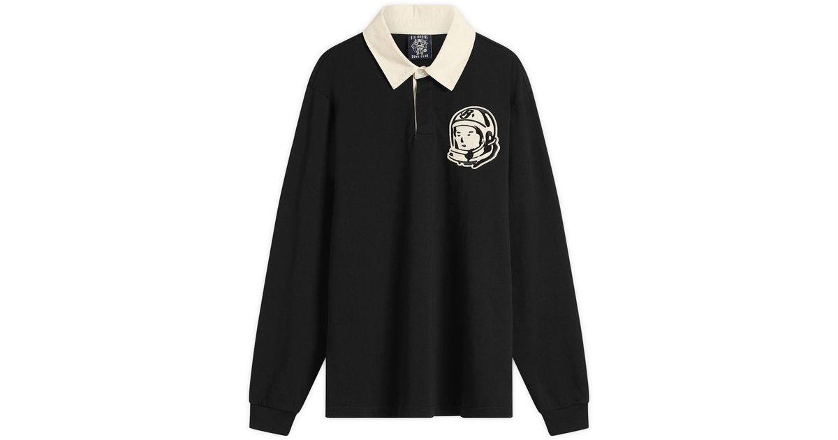 BBCICECREAM Astro Patch Rugby Shirt in Black for Men | Lyst UK