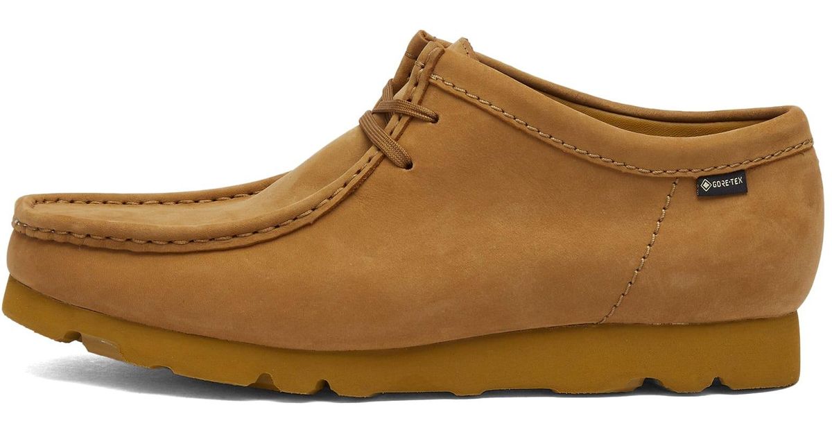 Clarks Wallabee Gore-Tex in Brown for Men | Lyst