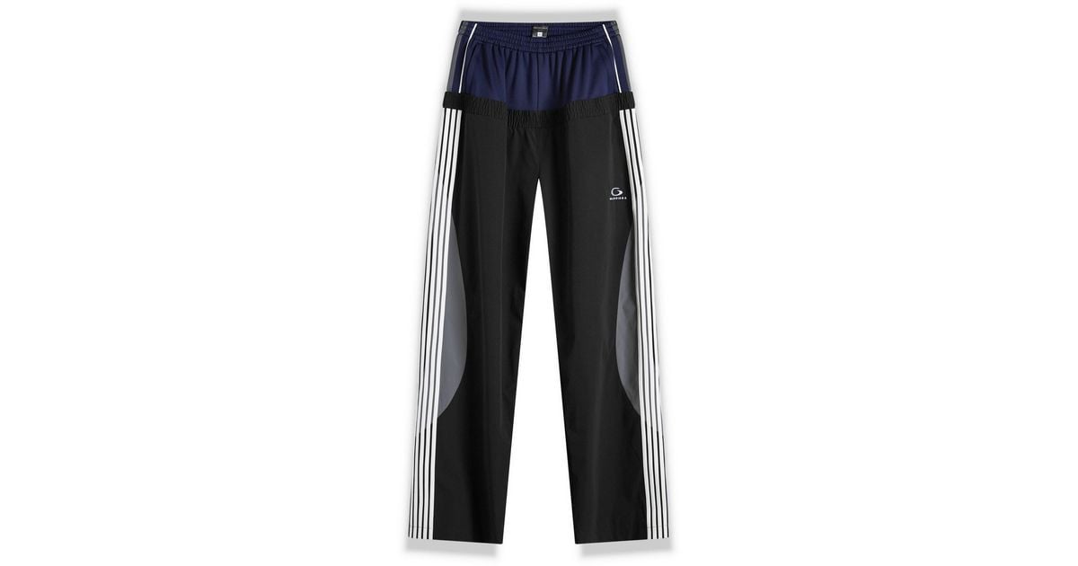 Balenciaga Double Waistband Tracksuit Pants in Blue for Men | Lyst
