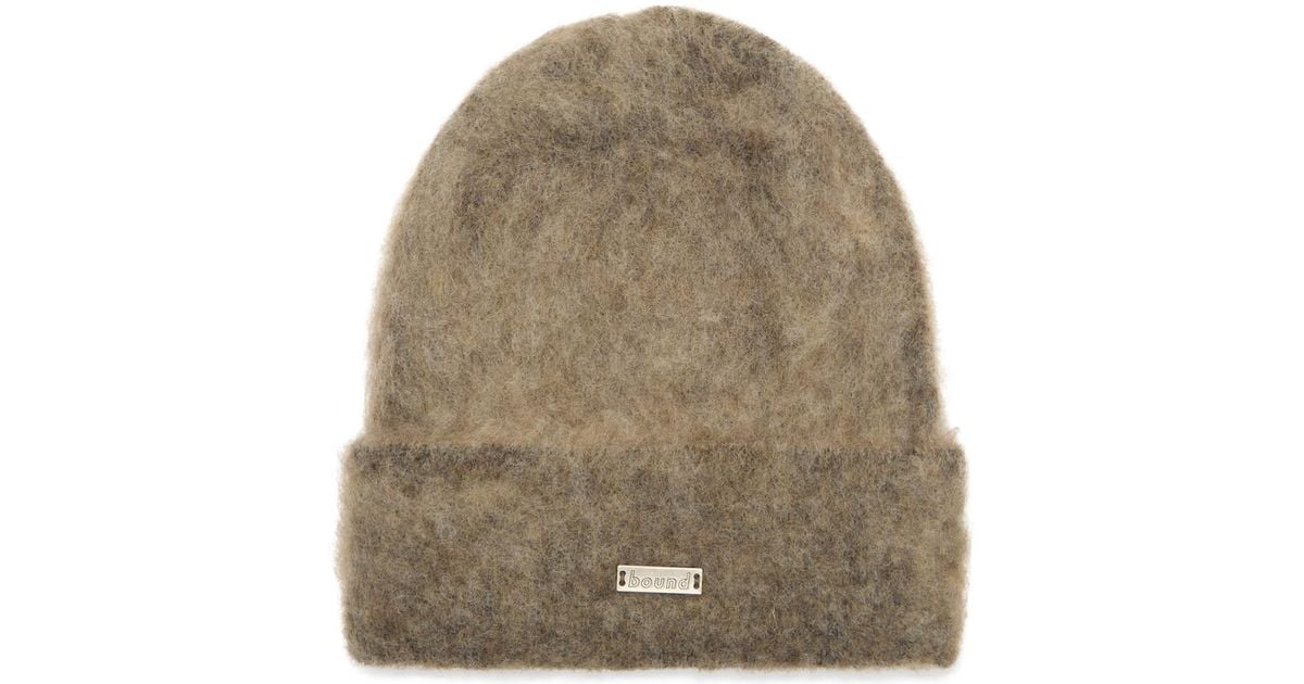 BOUND Mohair Beanie in Green for Men | Lyst