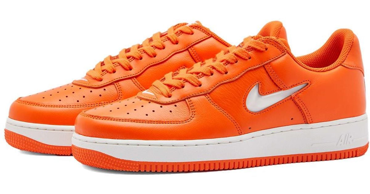 Nike Air Force 1 Low Retro Sneakers in Orange for Men | Lyst