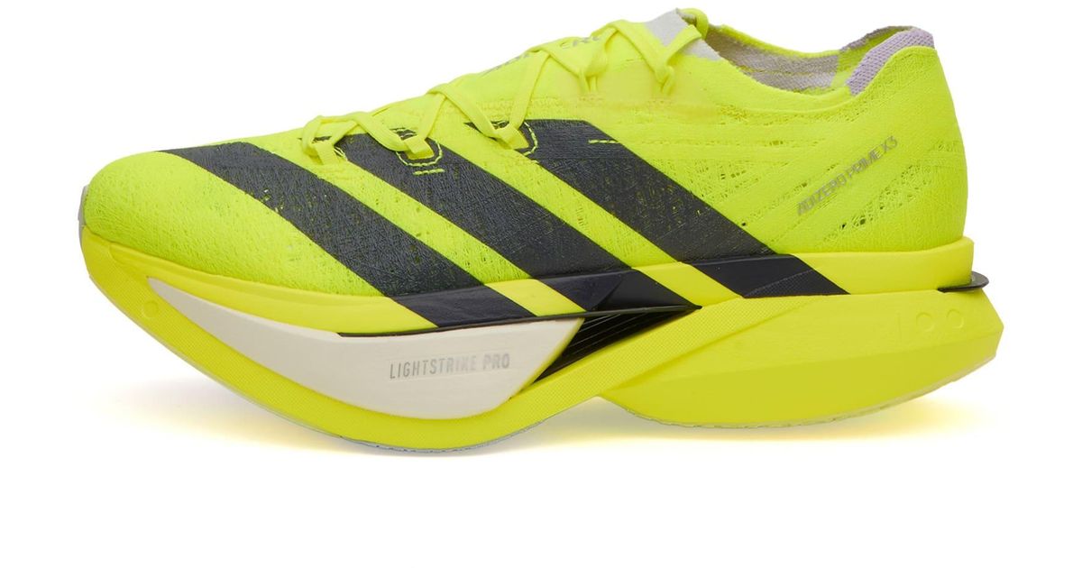 adidas Originals Adidas Adizero Prime X3 Strung Sneaker in Yellow for ...