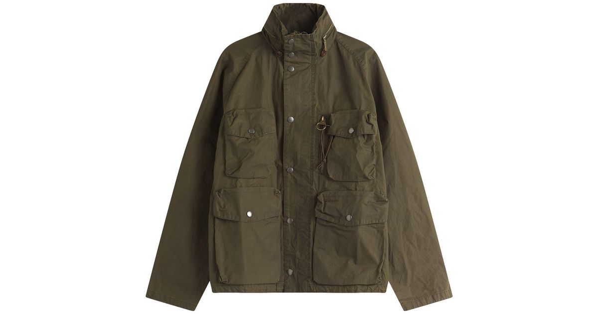 Barbour Heritage+ Westmorland Showerproof Jacket in Green for Men | Lyst