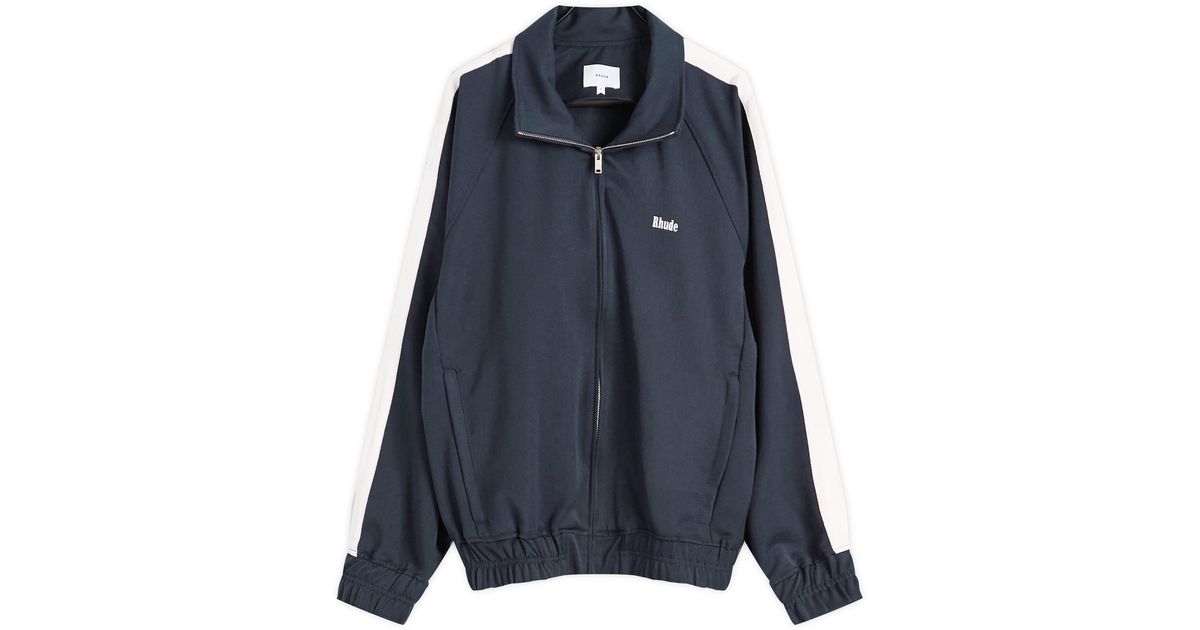 Rhude Hamptons Traxedo Track Jacket in Blue for Men | Lyst