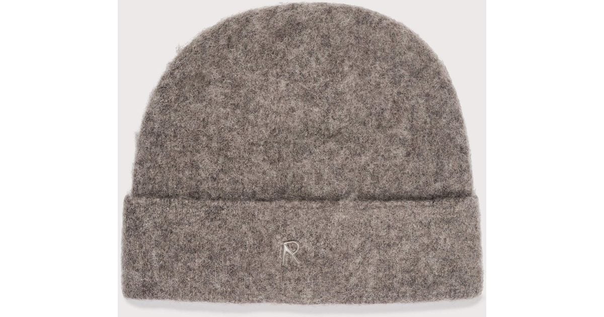 Represent Textured Knit Beanie in Grey for Men | Lyst UK