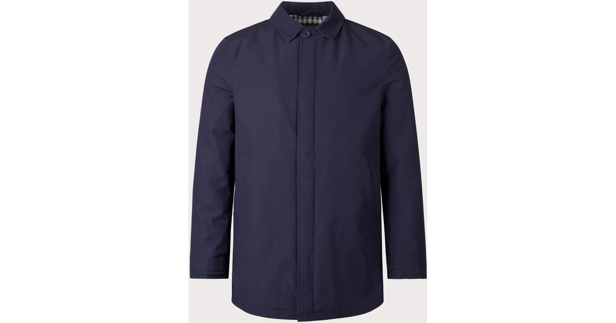Aquascutum Shell Active Mid Trench Coat in Blue for Men | Lyst UK