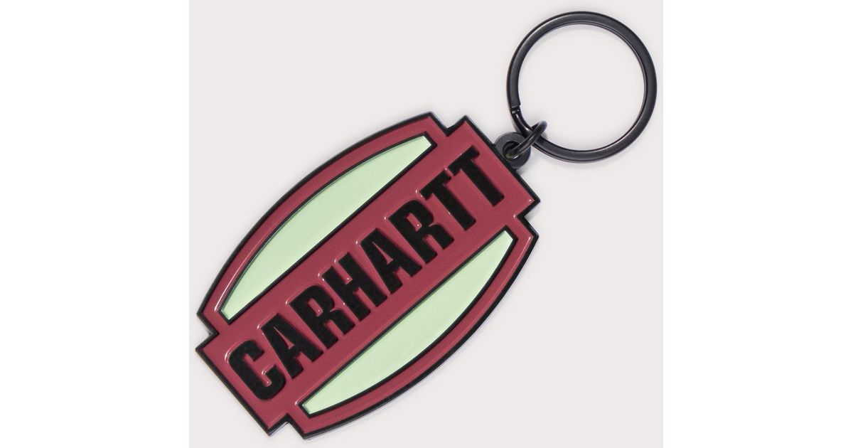 Carhartt Press Script Keychain in Red for Men | Lyst UK