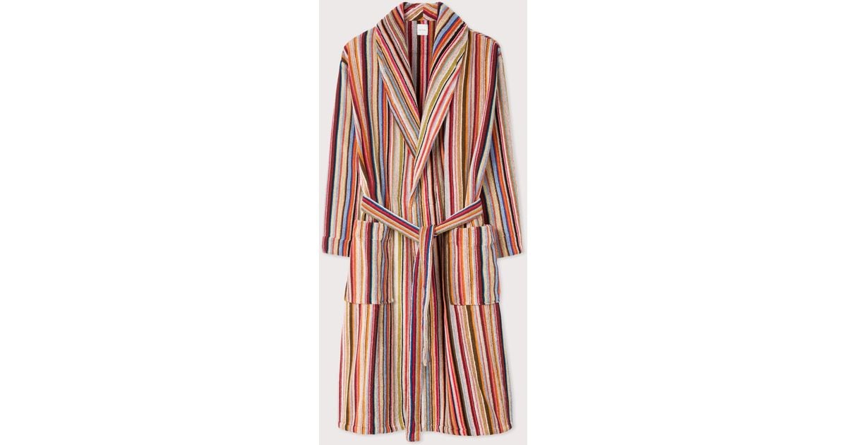 Paul Smith Signature Dressing Gown in Pink for Men | Lyst UK